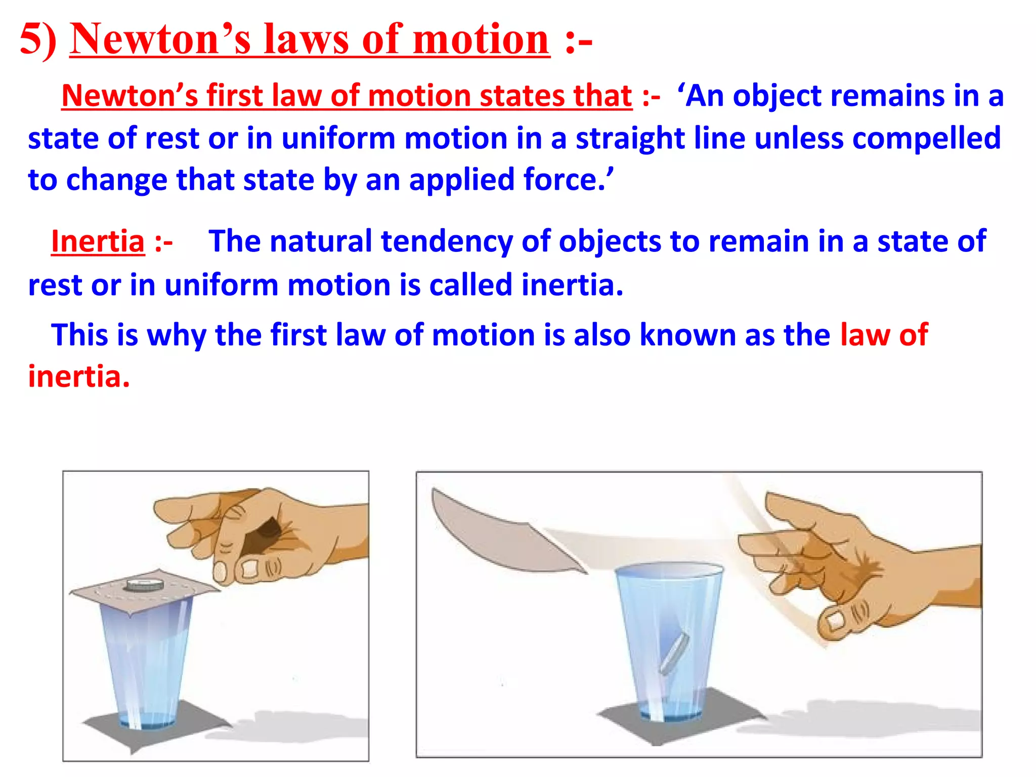 laws of motion class-XI | PPT
