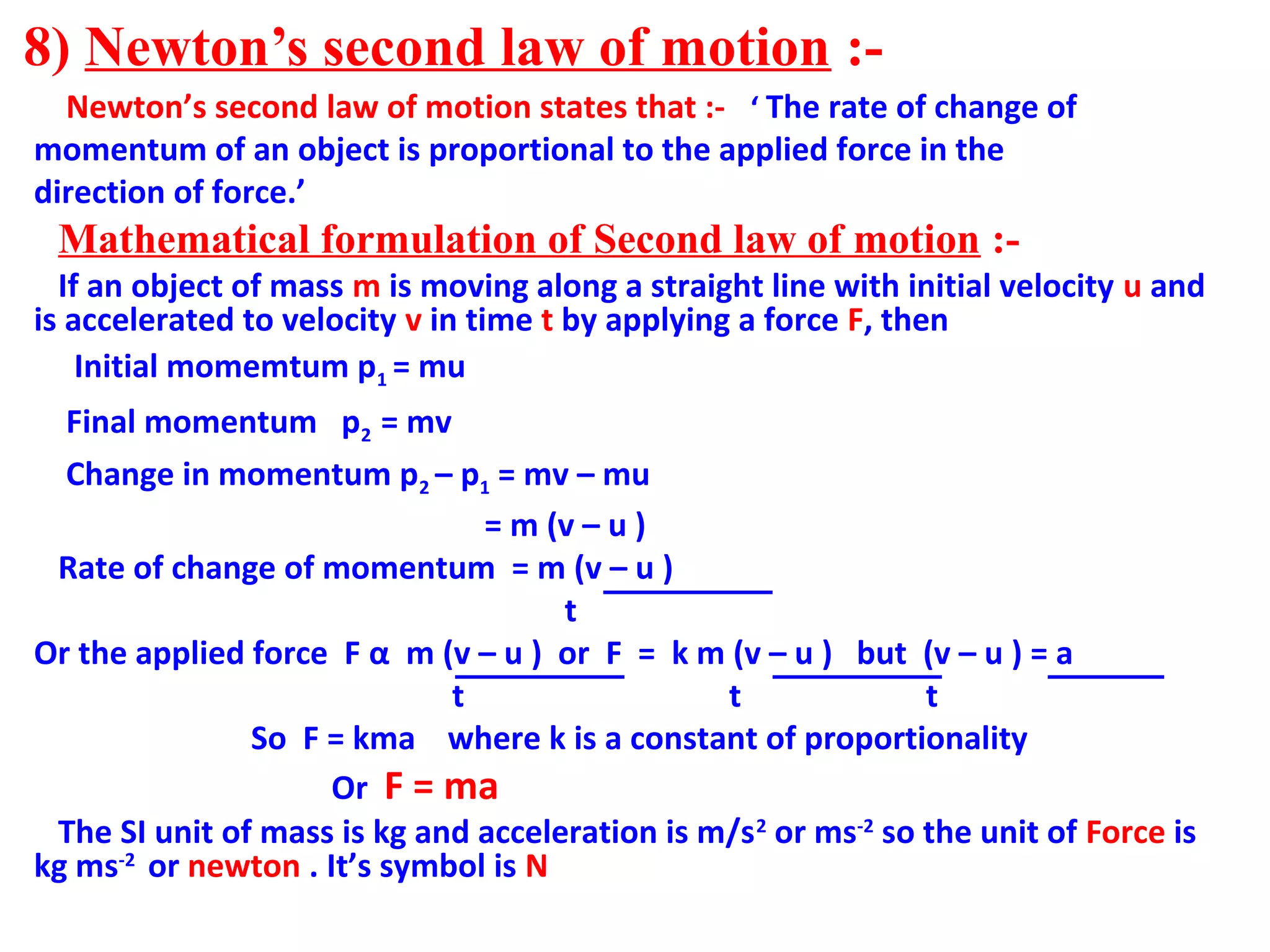 laws of motion class-XI | PPT