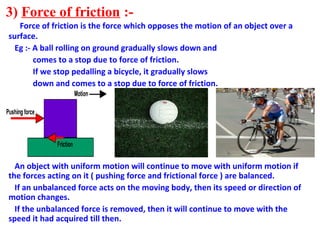 laws of motion class-XI | PPT