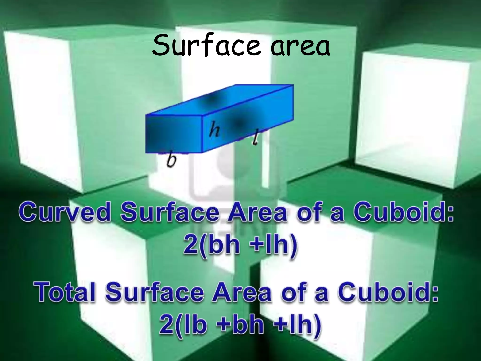 surface area and volume class 10 | PPTX