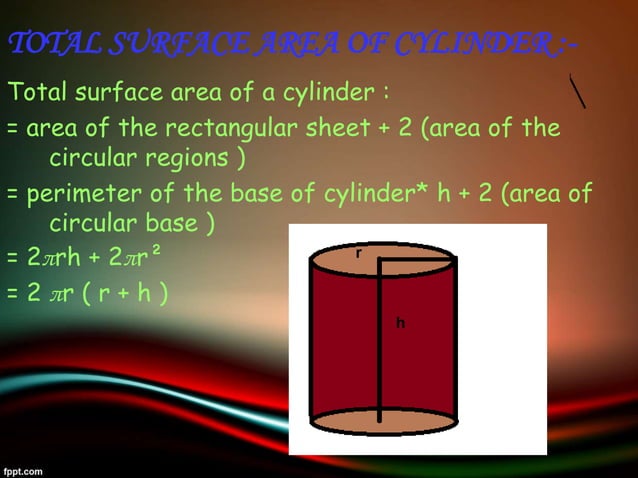 surface area and volume class 10 | PPTX | Physics | Science