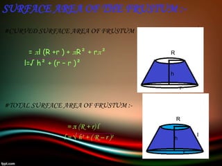 surface area and volume class 10 | PPTX