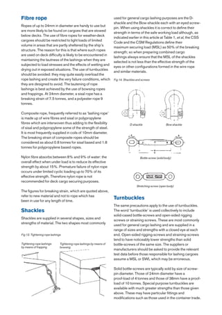 Lashing and securing deck cargoes | PDF