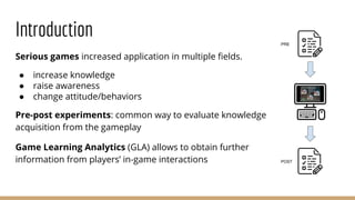 Using Simva to evaluate serious games and collect game learning analytics data - LASI spain 2019 ...
