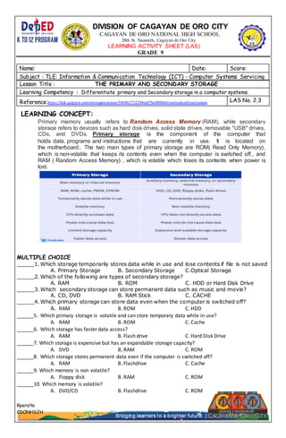 Las ict 9 q2 week 1 & 2 | DOCX