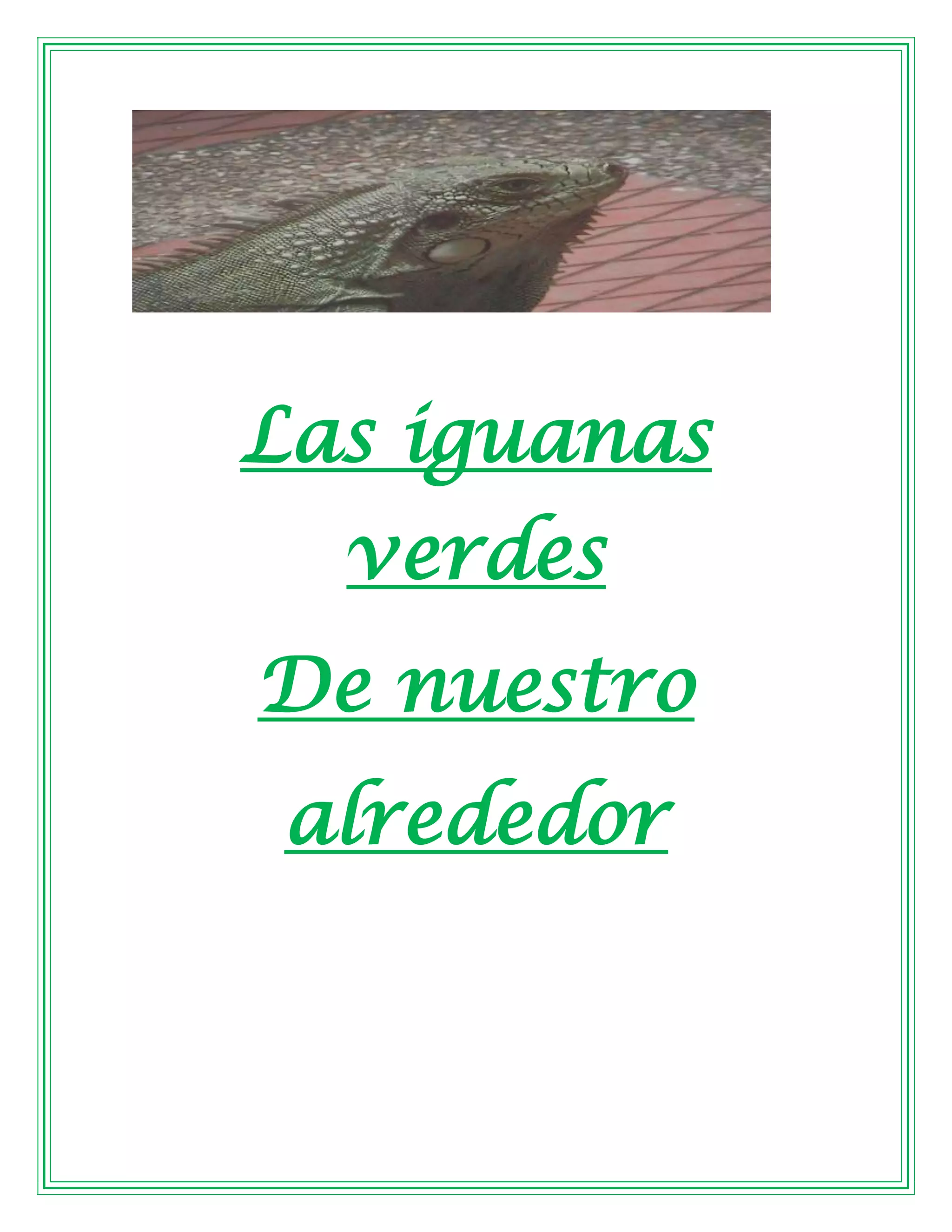 Las iguanas | DOCX