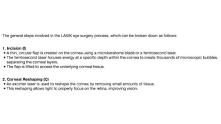 LASIK surgery (short for Laser-Assisted In Situ Keratomileusis) is a ...