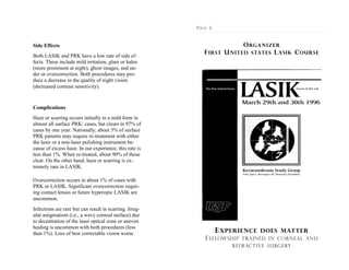 Lasik brochure by Dr. Michael Duplessie | PPT