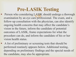 Lasik eye surgery | PPTX