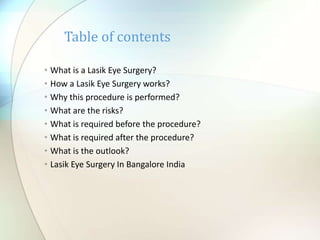 Lasik eye surgery | PPTX