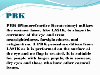 LASIK Eye Surgery Procedures | PPT