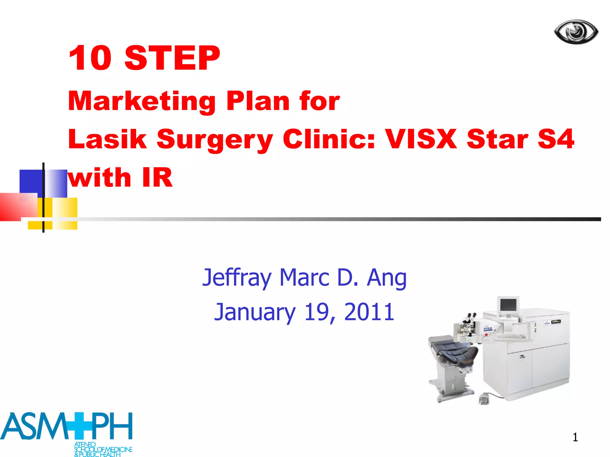 VISX Star S4 with Iris Registration Print Ad Marketing Plan | PPT