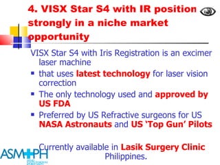 VISX Star S4 with Iris Registration Print Ad Marketing Plan | PPT