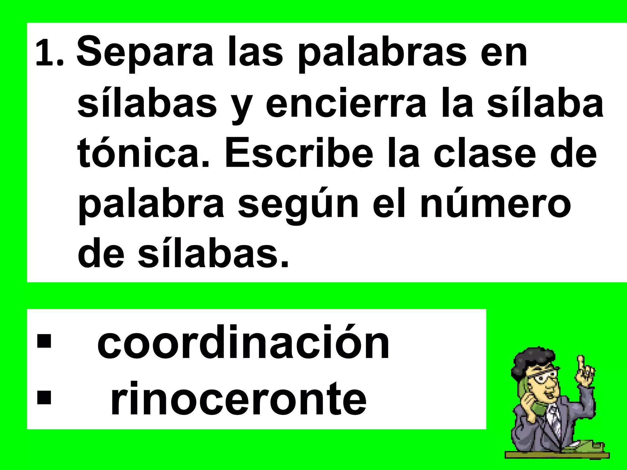 La silaba practica | PPT