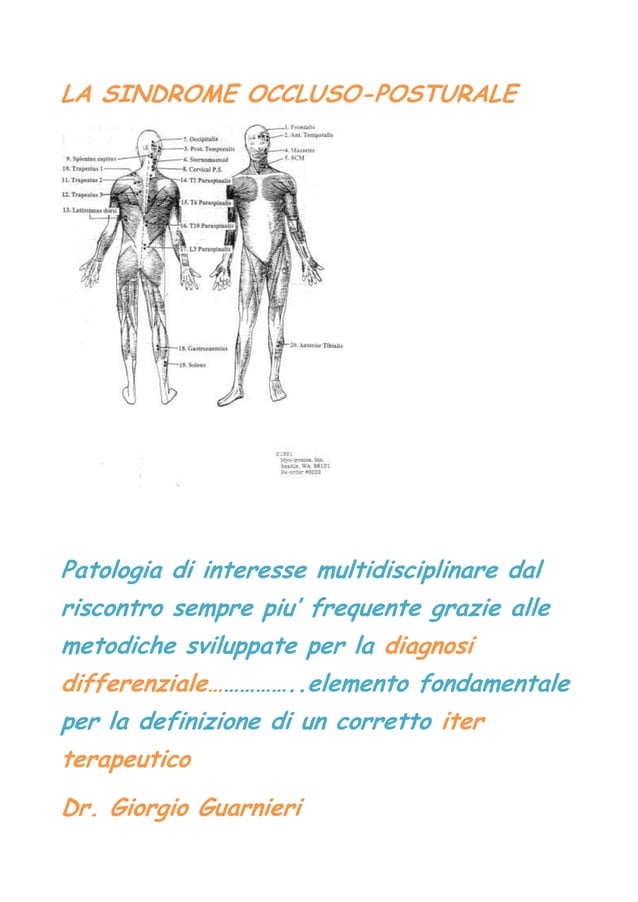 La sindrome occluso | DOCX