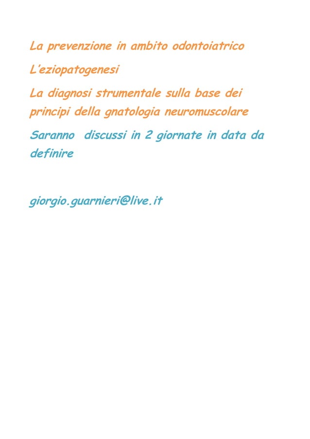 La sindrome occluso | DOCX