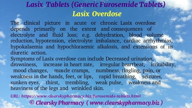 Lasix Tablets (Generic Furosemide Tablets) | PDF