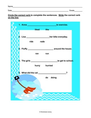 Laskillsverbpasttensek2(1) | PDF