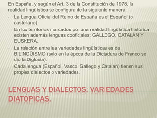Las lenguas de españa | PPTX