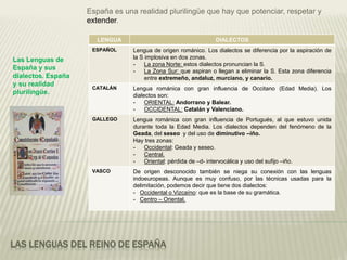 Las lenguas de españa | PPTX