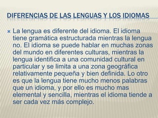 Las lenguas indigenas | PPTX