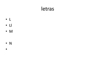Las letras que suben | PPTX