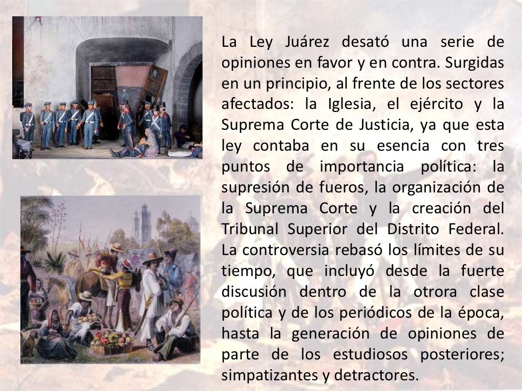 Las Leyes de Reforma Las Leyes de Reforma