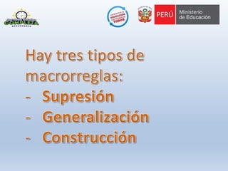 Las macrorreglas rhm | PDF