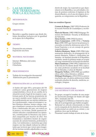 Las maestras de la republica unidad didactica | PDF