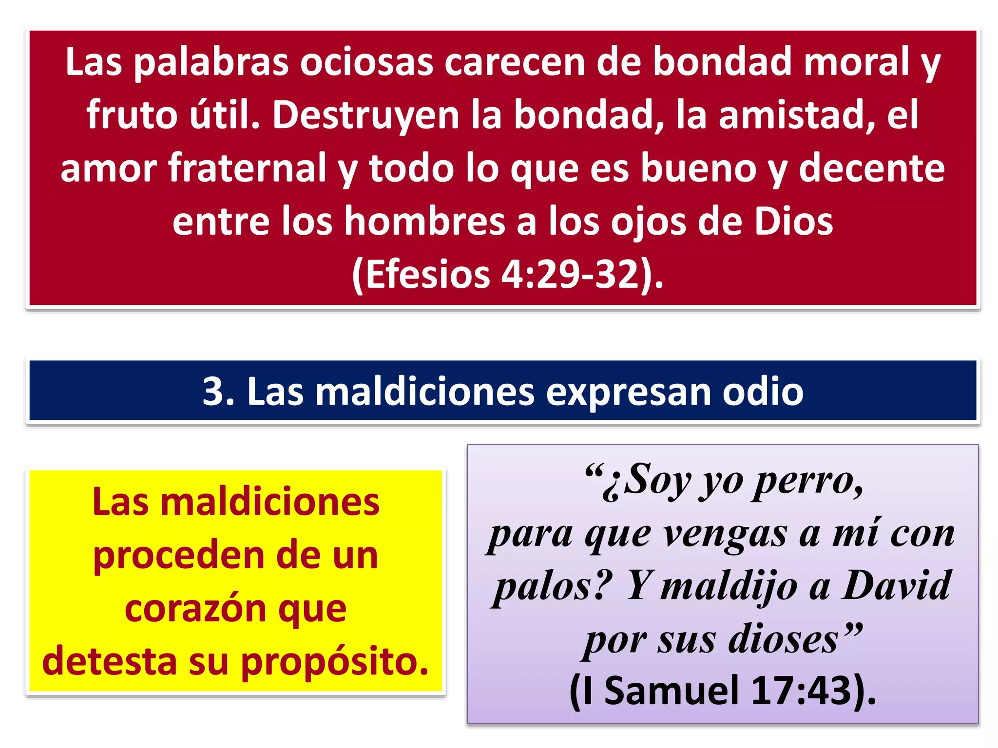 Las maldiciones | PPT