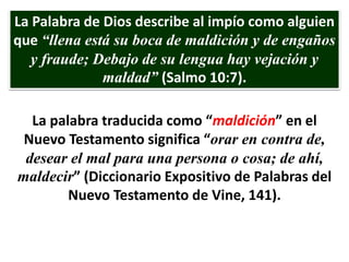 Las maldiciones | PPTX