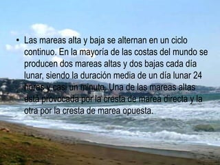 Las mareas | PPTX