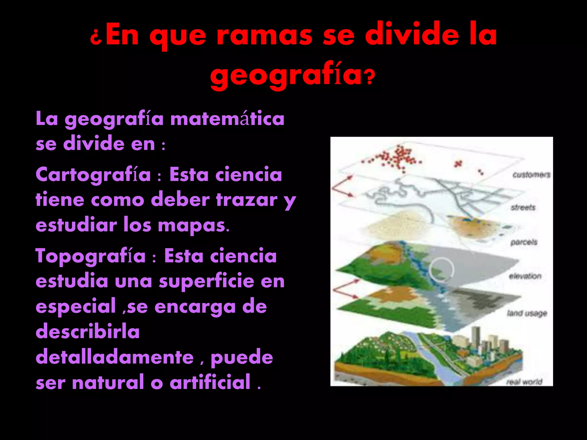 Las matemáticas y su relación con la geografía | PPT