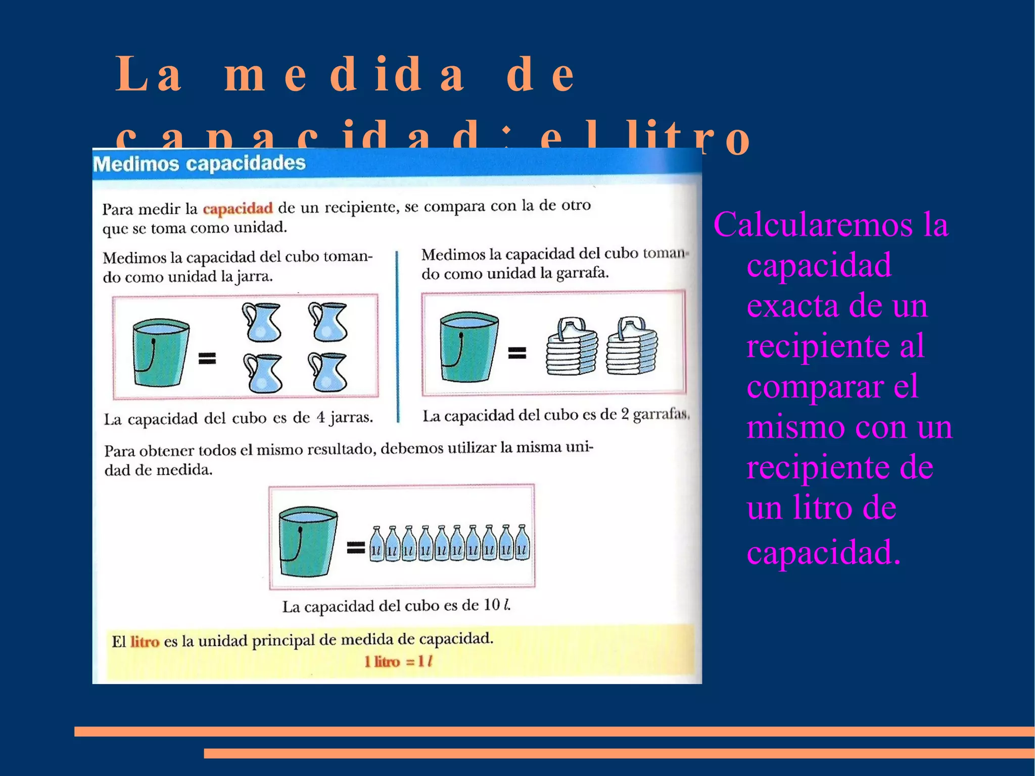 Las Medidas De Capacidad Y Peso | PPT