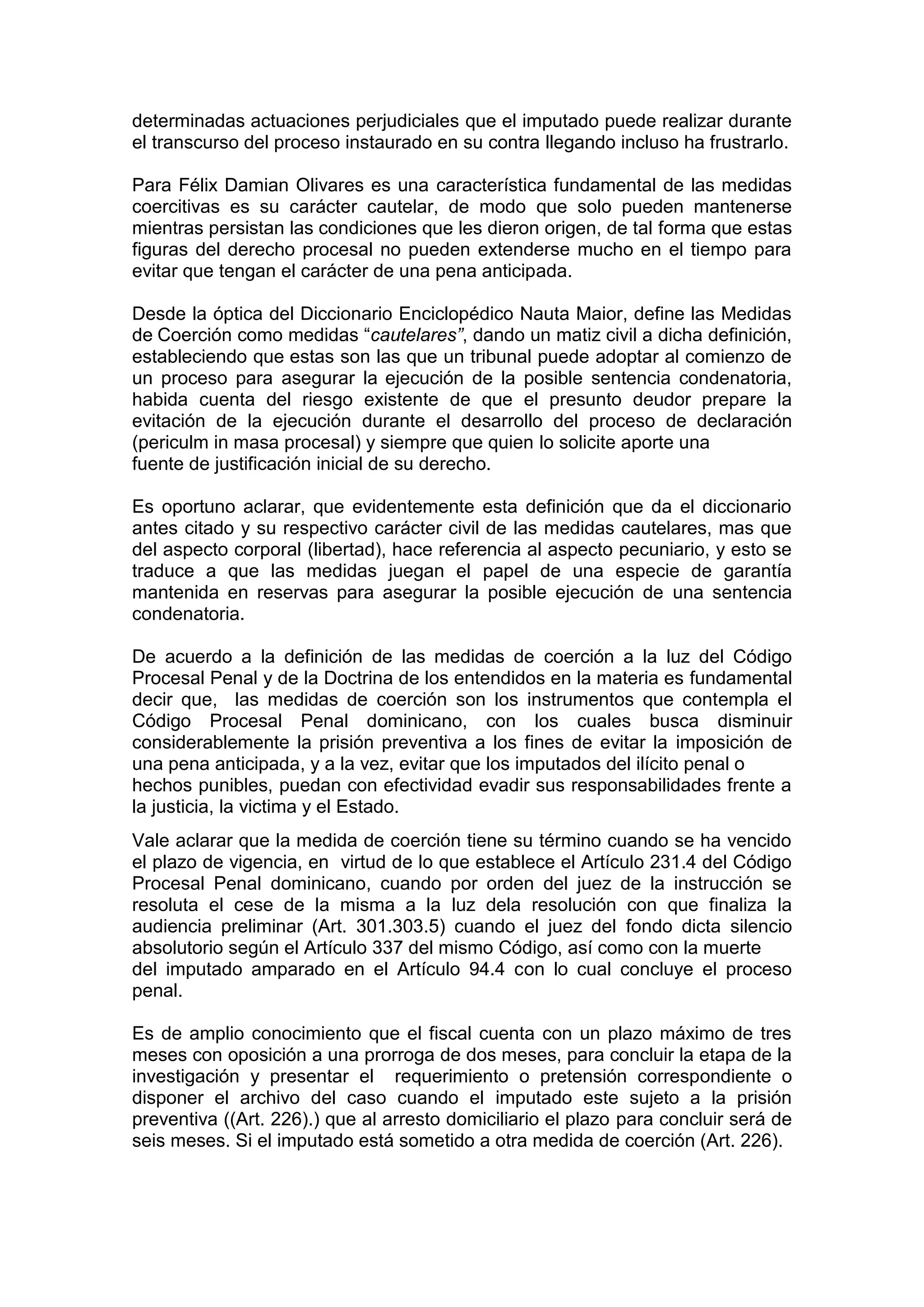 Las medidas de coercion desde todas sus perspectivas | PDF