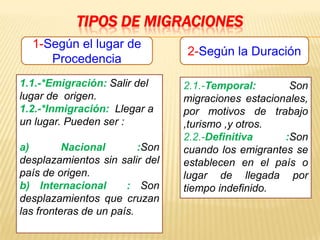 Las migraciones 1 | PPTX