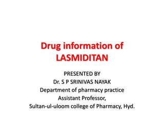 Lasmiditan drug info | PPT