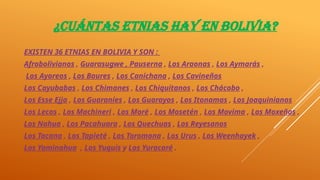 LAS NACIONES PUEBLOS INDIGENAS ORIGINARIO CAMPESINOS Y LA.pptx