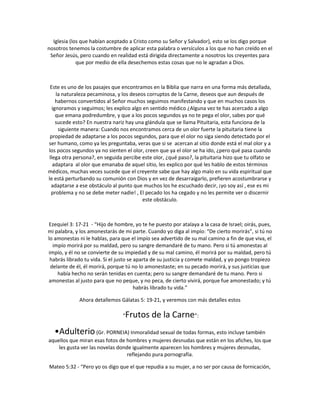 Las obras de la carne y el fruto del espiritu | RTF
