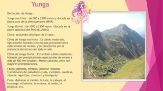 Las ocho regiones naturales 3 | PPTX