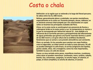 Las ocho regiones naturales del perú | PPTX