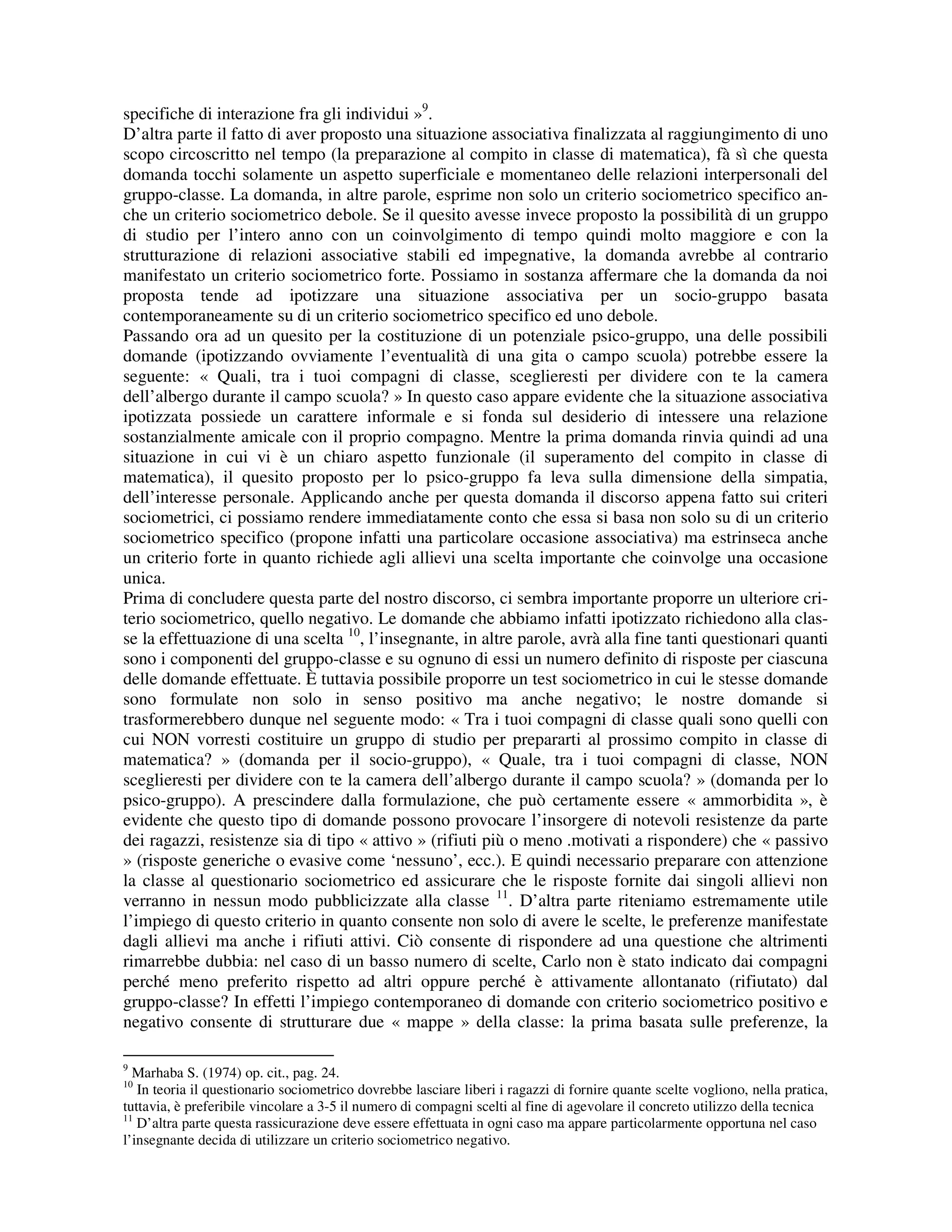 La Sociometria. | PDF