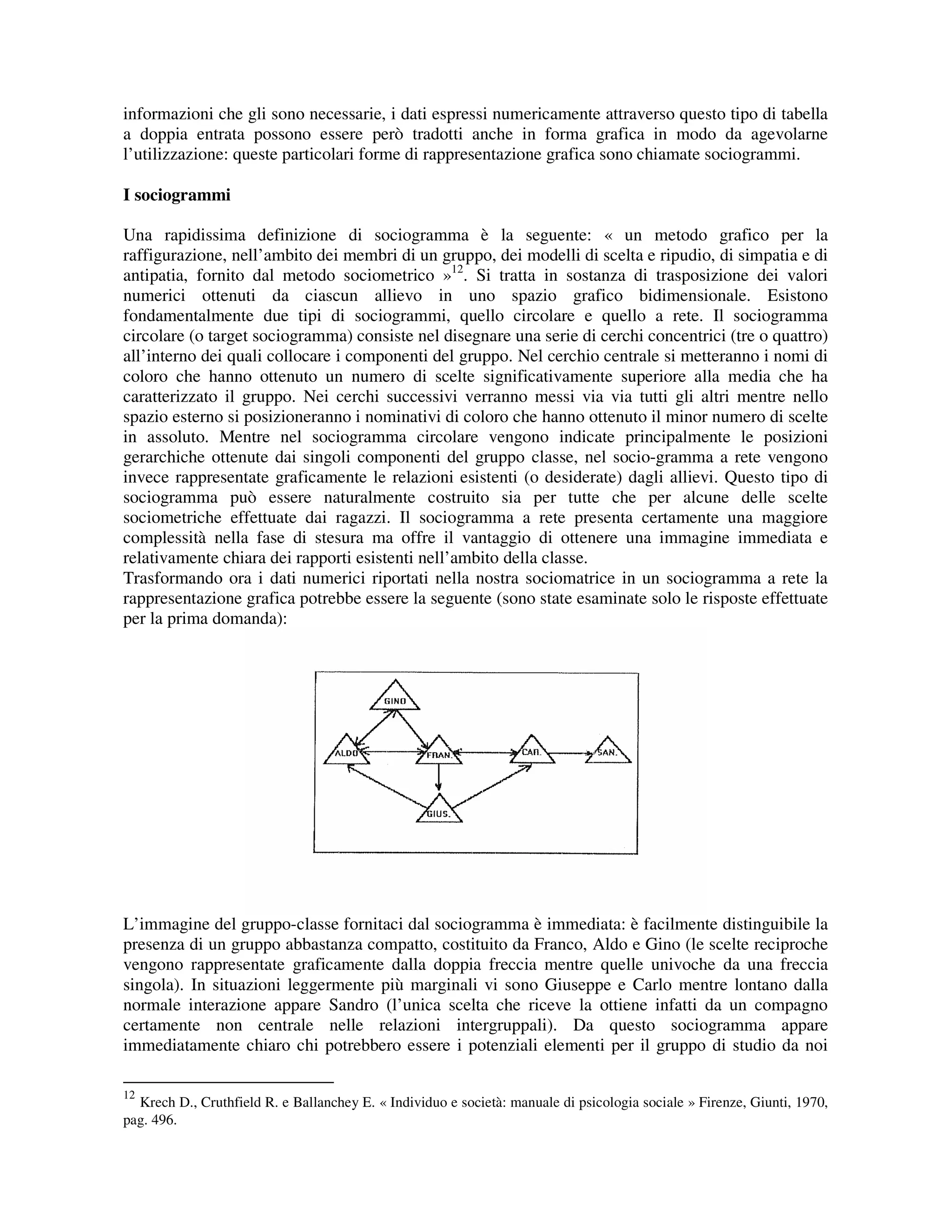 La Sociometria. | PDF