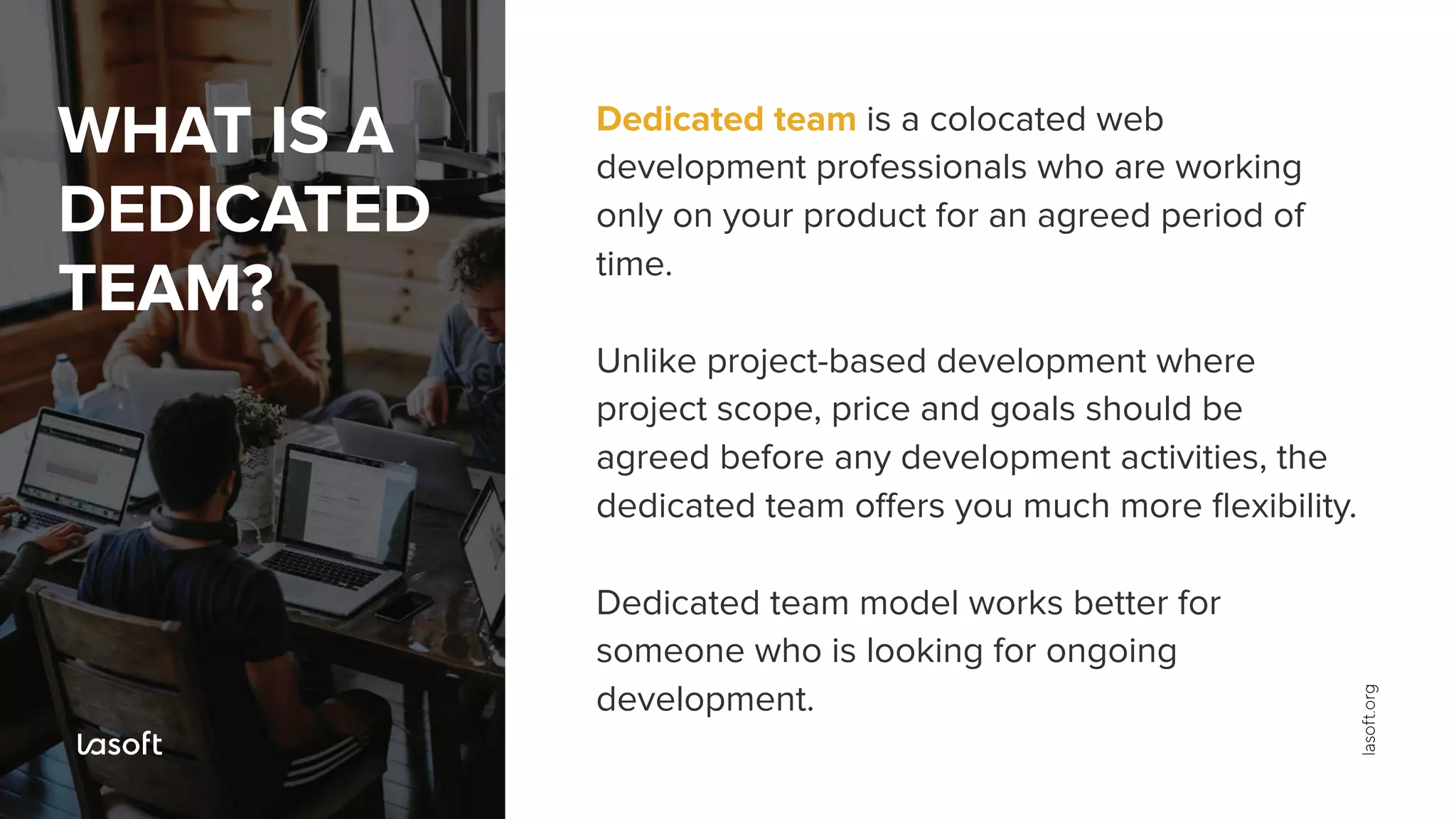 Dedicated team model | PPT