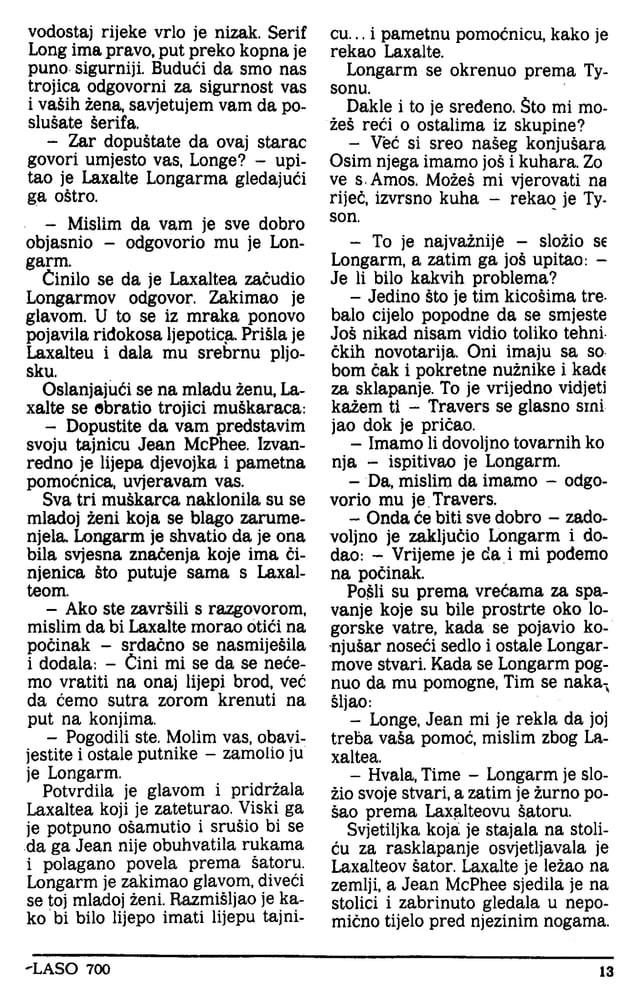 Laso nova serija 700 tabor evans - longarm u yellowstoneu (drzeko ...