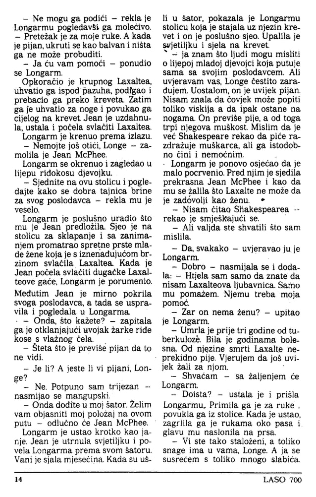 Laso nova serija 700 tabor evans - longarm u yellowstoneu (drzeko & folpi & emeri)(3 mb) | PDF