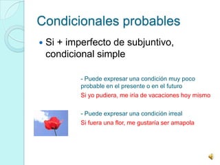 Las oraciones condicionales | PPTX
