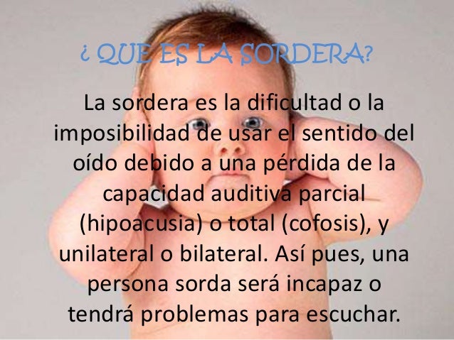 La sordera