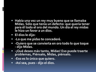 Las orejas del rey mida | PPTX