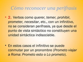 Las perífrasis verbales | PPT